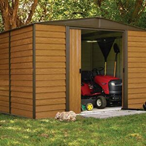 Arrow WR108 Woodridge EG, 10 by 8-Feet Steel Storage Shed, 10' by 8'