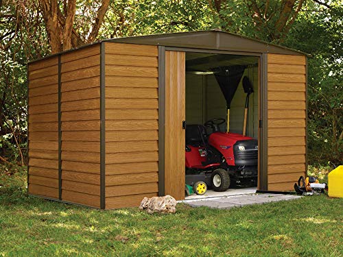 Arrow WR108 Woodridge EG, 10 by 8-Feet Steel Storage Shed, 10' by 8'