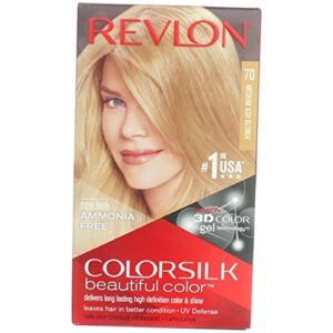 revlon colorsilk hair color 70 medium ash blonde 1 each (pack of 4)