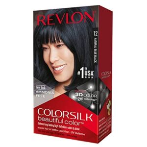 revlon colorsilk beautiful color, natural blue black [12] 1 ea (pack of 5)