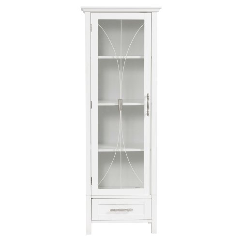 Teamson Home Delaney Wooden Storage, 48.5", Linen Cabinet