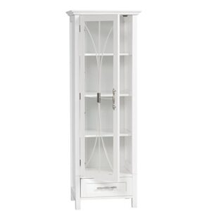 Teamson Home Delaney Wooden Storage, 48.5", Linen Cabinet