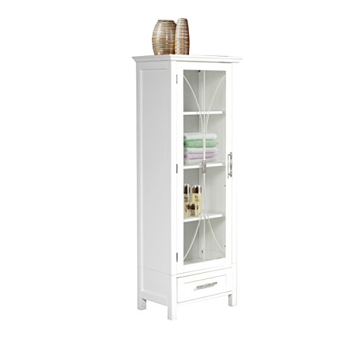 Teamson Home Delaney Wooden Storage, 48.5", Linen Cabinet