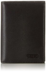 tumi - delta l-fold wallet with rfid id lock for men - black