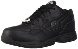 skechers men's felton sneaker, black, 11 wide