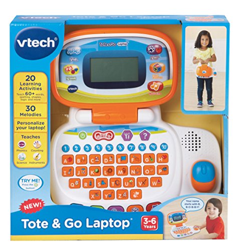 VTech Tote and Go Laptop, Orange