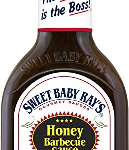 Sweet Baby Ray's Variety Honey Barbecue Sauce Hickory & Brown Sugar BBQ Sauce Sweet 'n Spicy BBQ Sauce (18 Ounce, Pack of 3)