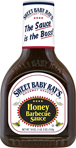 Sweet Baby Ray's Variety Honey Barbecue Sauce Hickory & Brown Sugar BBQ Sauce Sweet 'n Spicy BBQ Sauce (18 Ounce, Pack of 3)