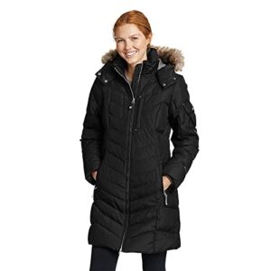 eddie bauer women's sun valley down parka, black, large