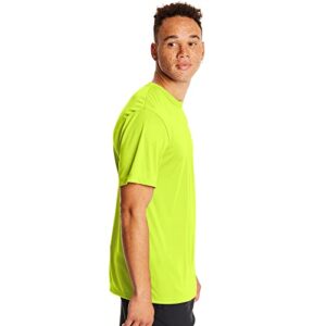 Hanes mens Sport Cool Dri Performance Tee fashion t shirts, Safety Green, Large US