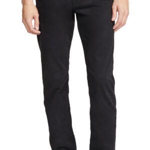 AG Adriano Goldschmied Men's Graduate 5 Pocket Twill Pants, Super Black, 34