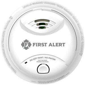 first alert 0827b ionization smoke alarm with 10-year sealed tamper-proof battery , white