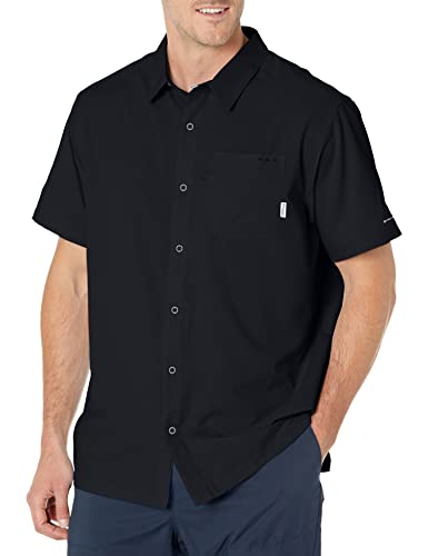 Columbia Men's Slack Tide Camp Shirt, Black, Medium