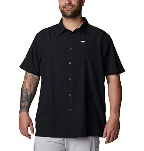 Columbia Men's Slack Tide Camp Shirt, Black, Medium