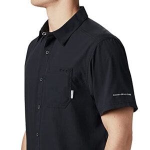 Columbia Men's Slack Tide Camp Shirt, Black, Medium