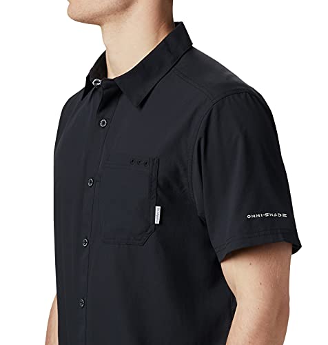 Columbia Men's Slack Tide Camp Shirt, Black, Medium