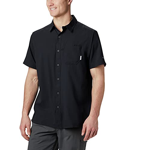 Columbia Men's Slack Tide Camp Shirt, Black, Medium