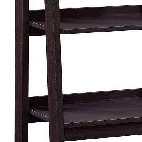 Sauder Trestle 5 Shelf Bookcase, Jamocha Wood finish