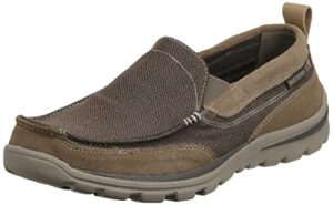 skechers men's superior milford loafer, light brown, 12 m us