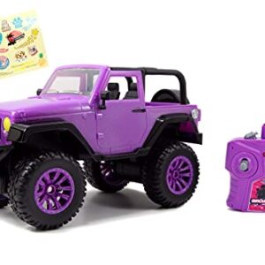 Jada Toys GIRLMAZING Jeep R/C Vehicle (1:16 Scale), Purple