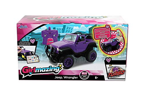 Jada Toys GIRLMAZING Jeep R/C Vehicle (1:16 Scale), Purple