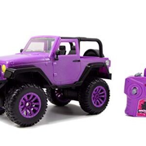 Jada Toys GIRLMAZING Jeep R/C Vehicle (1:16 Scale), Purple