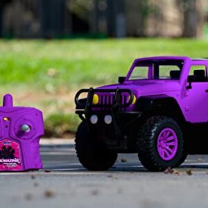 Jada Toys GIRLMAZING Jeep R/C Vehicle (1:16 Scale), Purple