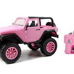 Jada Toys GIRLMAZING Jeep R/C Vehicle (1:16 Scale), Pink, Standard