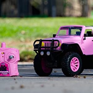 Jada Toys GIRLMAZING Jeep R/C Vehicle (1:16 Scale), Pink, Standard