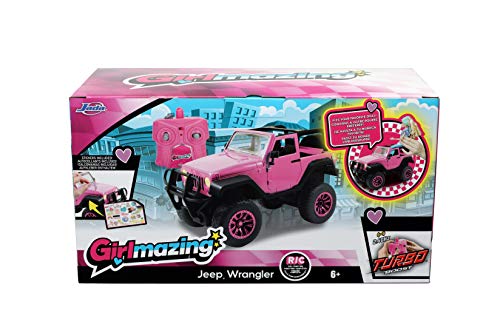 Jada Toys GIRLMAZING Jeep R/C Vehicle (1:16 Scale), Pink, Standard