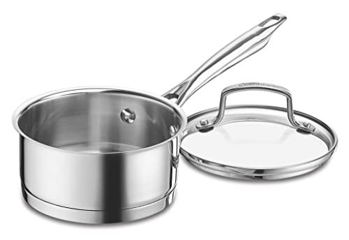 Cuisinart 8919-14 Professional Series 1-Quart Saucepan with Cover, Stainless Steel