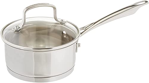 Cuisinart 8919-14 Professional Series 1-Quart Saucepan with Cover, Stainless Steel