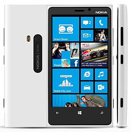 Nokia Lumia 920 32GB Unlocked 4G LTE Windows Smartphone w/PureView Technology 8MP Camera - White