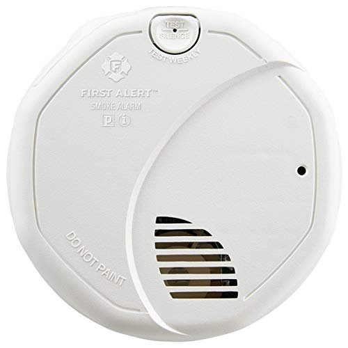 First Alert BRK 3120B Hardwired Photoelectric and Ionization Smoke Alarm with Battery Backup, Dual Sensing Smoke Alarm, 1-Pack