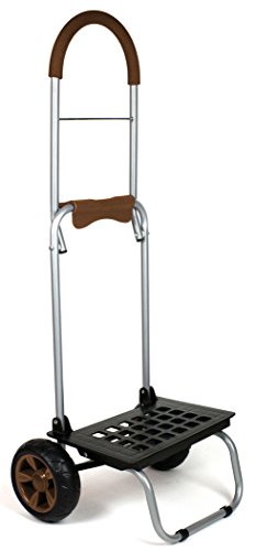 dbest products Trolley Dolly MM, Brown Handtruck Cart Hardware Garden Utility