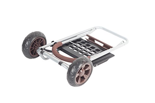 dbest products Trolley Dolly MM, Brown Handtruck Cart Hardware Garden Utility