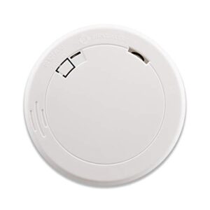 first alert slim photoelectric smoke alarm with 10-year sealed battery, pr710, white