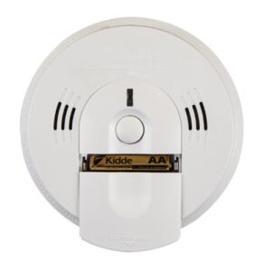 kidde intelligent smoke & carbon monoxide detector, battery powered, combination smoke & co alarm with voice alert