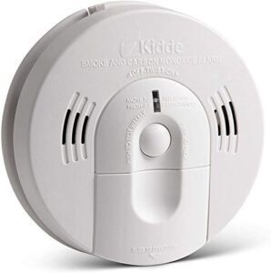 kidde smoke & carbon monoxide detector with voice alerts, battery powered, combination smoke & co alarm