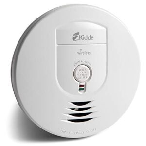 kidde wireless smoke detector, aa battery operated (included), ionization sensor wire-free interconnect smoke alarm