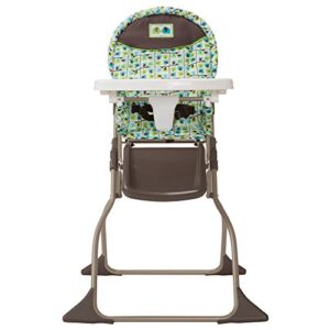 cosco simple fold high chair with 3-position tray (elephant squares)