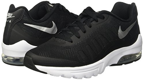 Nike Womens Air Max Invigor Running Trainers 749866 Sneakers Shoes (UK 3.5 US 6 EU 36.5, Black Metallic Silver White 001)