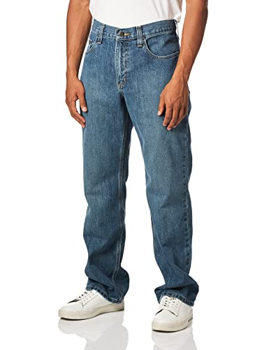 Carhartt mens Relaxed Fit 5-pocket jeans, Frontier, 33W x 32L US