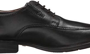 Clarks mens Tilden Walk Oxford, Black Leather, 10.5 US