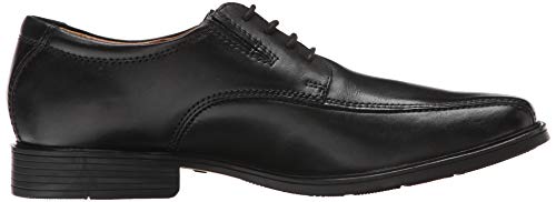 Clarks mens Tilden Walk Oxford, Black Leather, 10.5 US