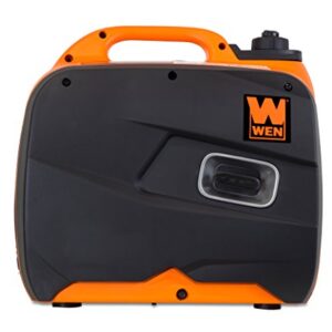 WEN 56200i 2000-Watt Gas Powered Portable Inverter Generator, CARB Compliant,Black & Orange