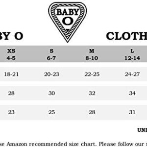 BABY O Girls Kids Basic Denim Jeans A-Line Ankle Length Maxi Skirt for 4 to 18 Years Old (Dark Blue, X-Large)