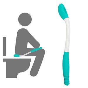 rms long reach comfort wipe - self assist toilet aid, ideal daily living bathroom aid for limited mobility