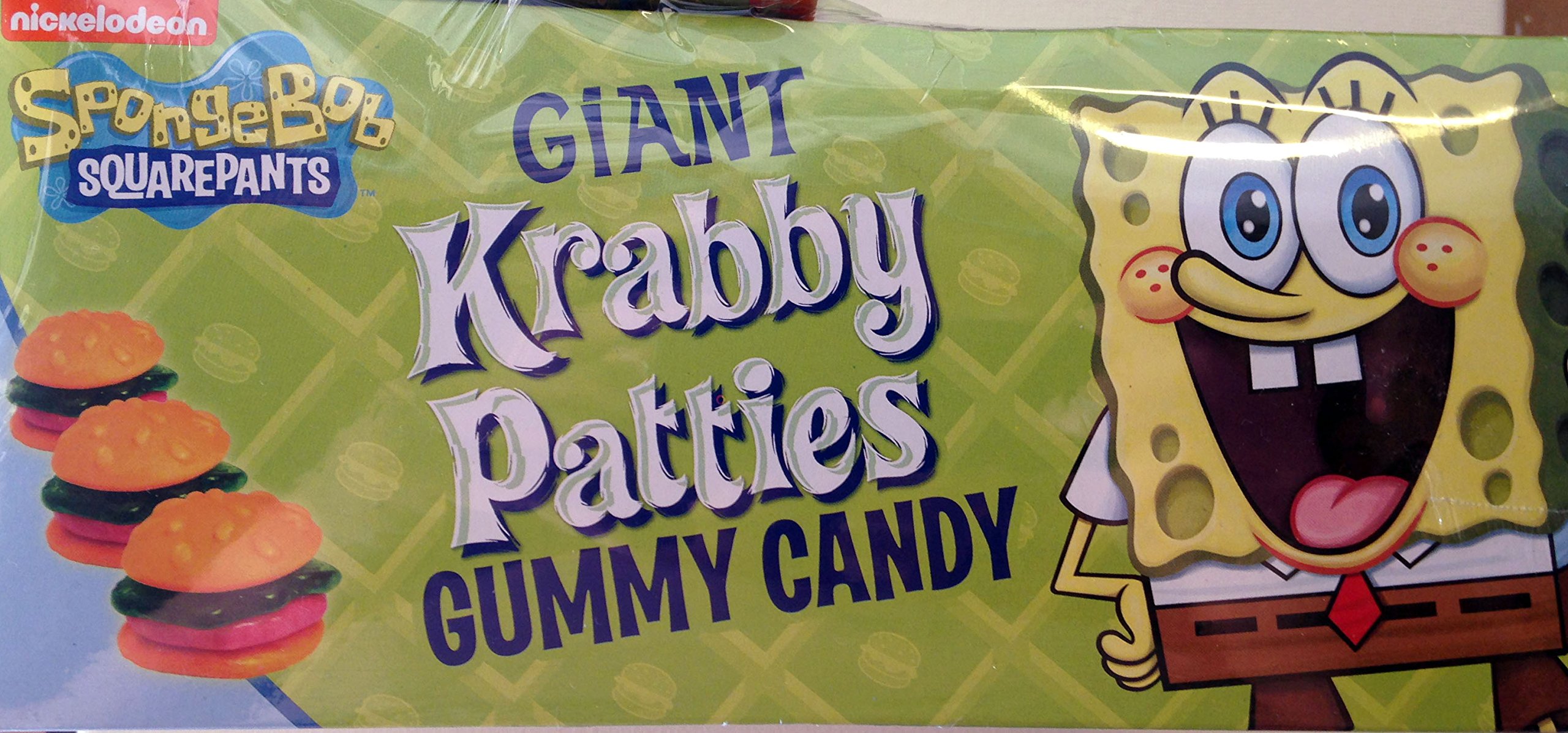 Spongebob Squarepants Giant Krabby Patties Gummy Candy (Pack of 36)