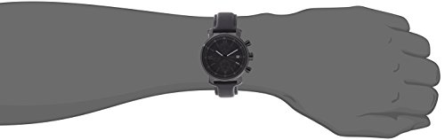 Rhett Chronograph Black Leather Watch